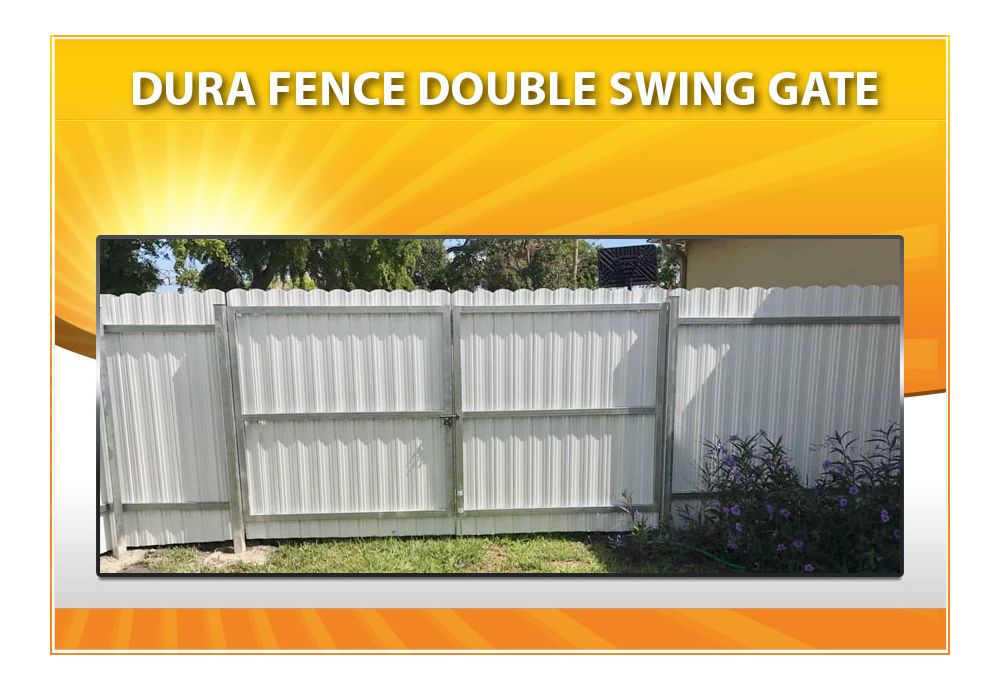 Double Swing Gate - Dura Fence Store